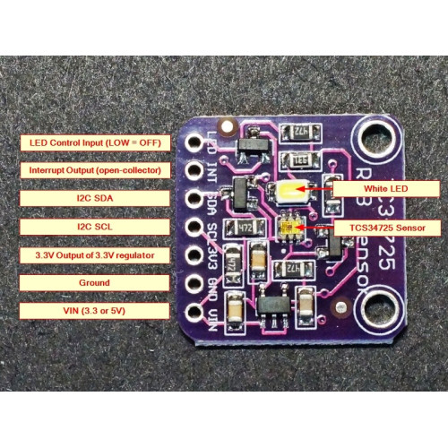Tcs230 Tcs3200 Color Sensor Module