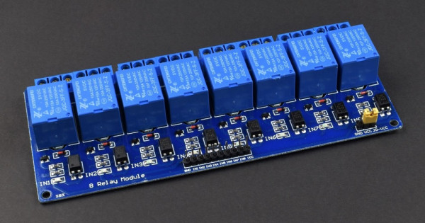 RELAY MODULE 8 CHANNEL 5V – 10A OPTOCOUPLER