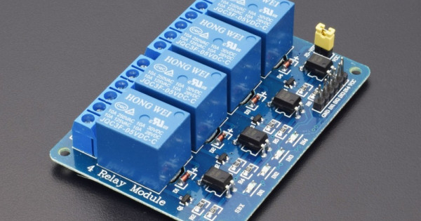RELAY MODULE 4 CHANNEL 5V – 10A OPTOCOUPLER
