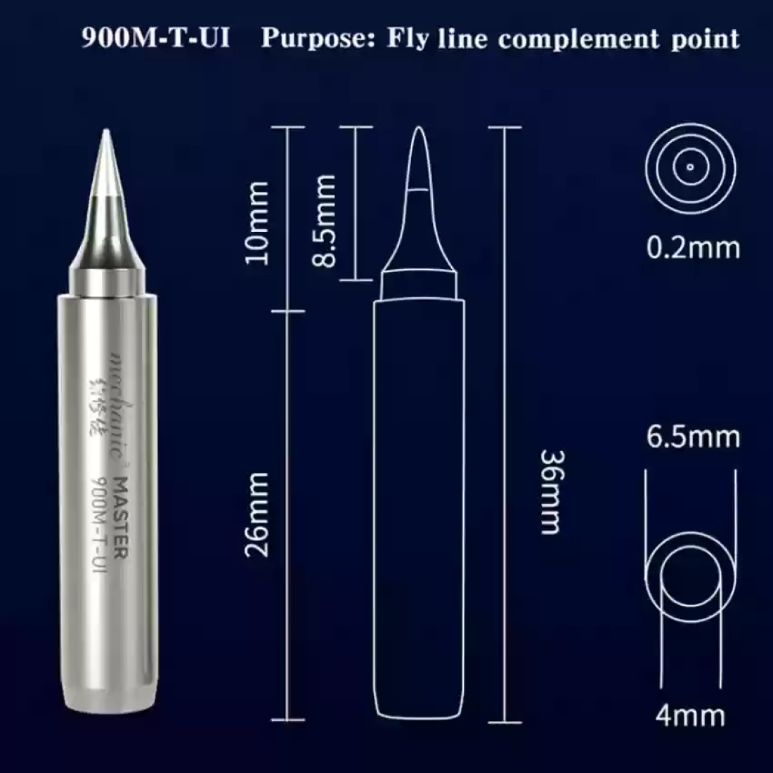 MECHANIC MASTER SERIES 900M-T-UI SOLDERING IRON HEAD TIP