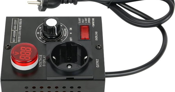 AC 220V 4000W ADJUSTABLE DIMMER VOLTAGE SPEED CONTROLLER REGULATOR