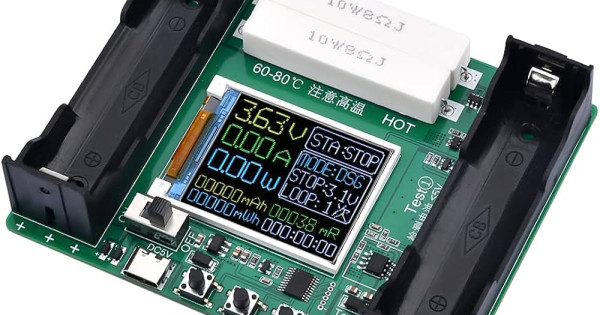 18650 Lithium Battery Capacity Tester 2CH 2 Channel Auto Tester