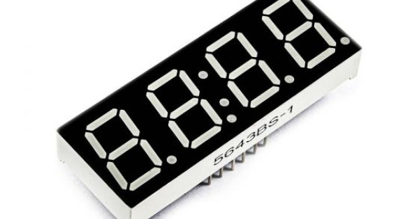 LED 7-SEGMENT 0.56″ AC 3-DIGIT RED CLOCK