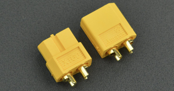 XT60 MALE & FEMALE CONNECTOR