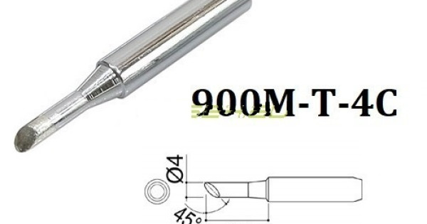 KADA 900M-T-4C SOLDERING IRON HEAD TIP