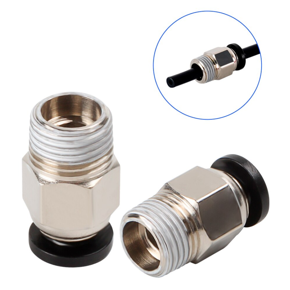 PC4-01 PNEUMATIC COUPLING FOR 4MM PTFE TUBING