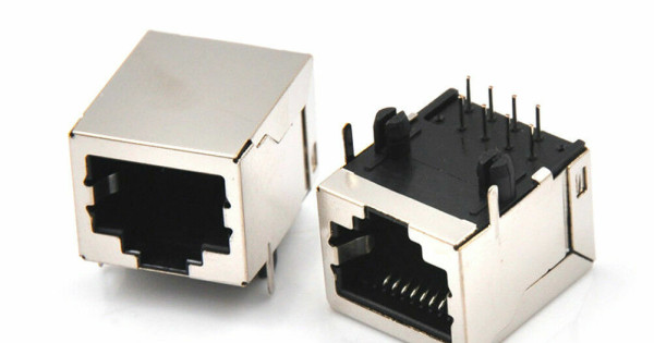 FEMALE ETHERNET CONNECTOR FOR PCB RJ45
