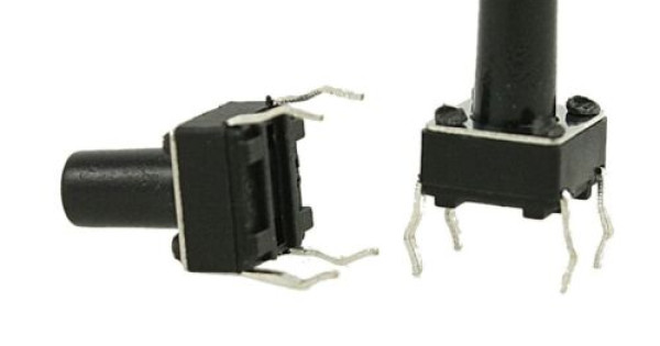 6X6X10MM PUSH BUTTON SWITCH 4 PIN